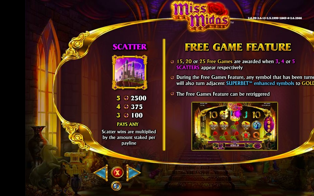 Miss Midas Slot Review, Bonuses & Free Play (95.619% RTP)