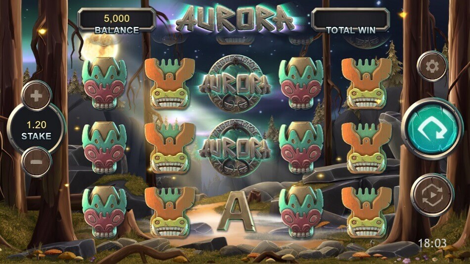 Northern Lights Gaming Aurora Slot Review, Bonuses & Free Play (96.09% RTP)