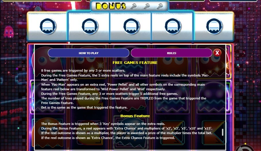 Pac Man Wild Edition Slot Review, Bonuses & Free Play (94.2% RTP)