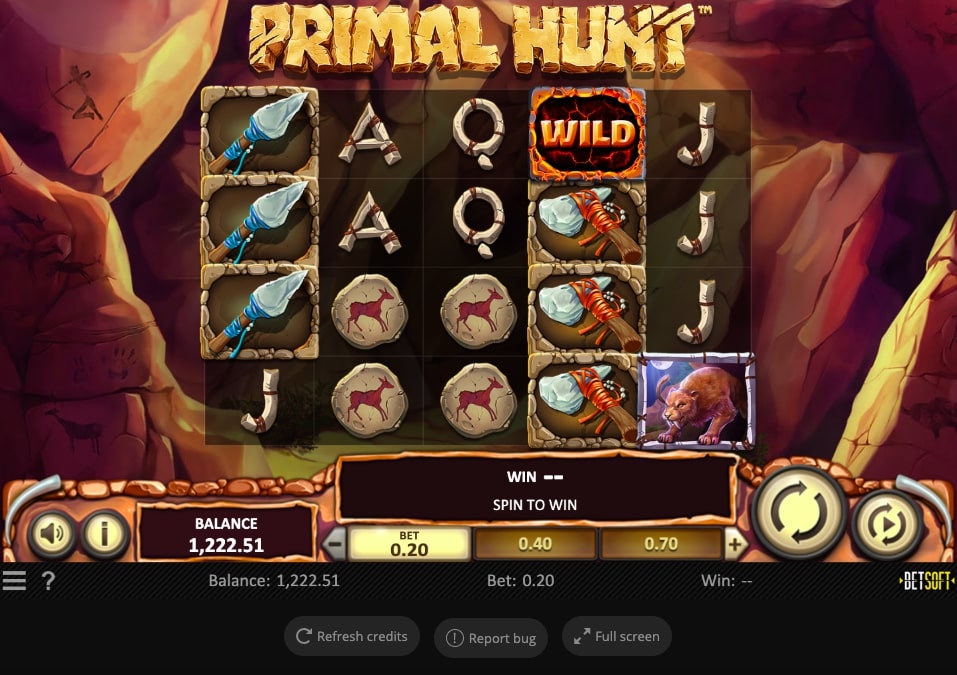 Primal Hunt Slot Review, Bonuses & Free Play (96.1% RTP)