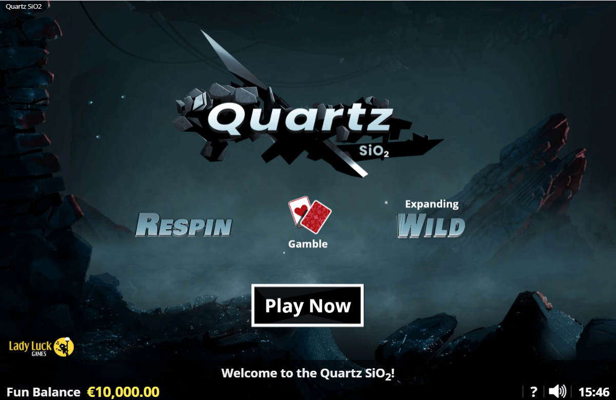 Quartz SiO2 Slot Review, Bonuses & Free Play (95.9% RTP)