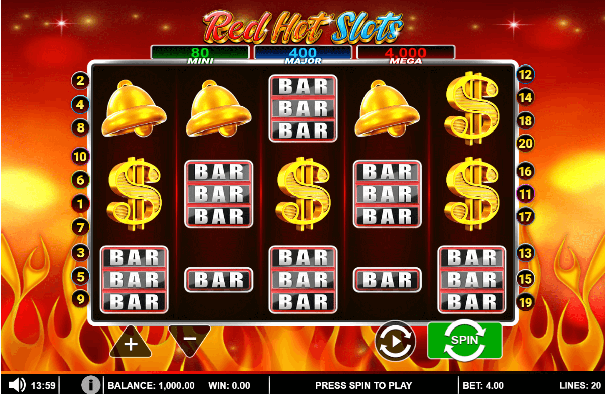 Red Hot Slots Slot Review, Bonuses & Free Play (95.69% RTP)