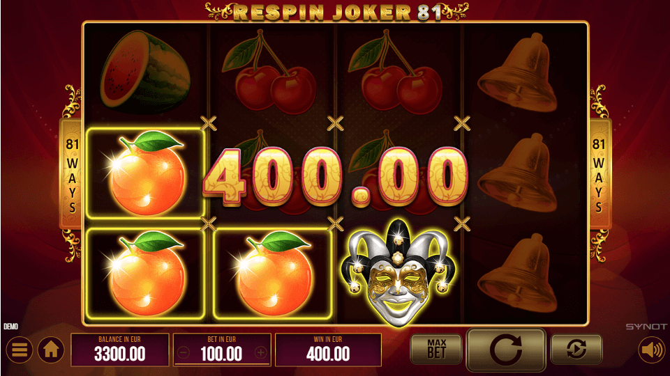 Respin Joker 81 Slot Review, Bonuses & Free Play (96.01% RTP)