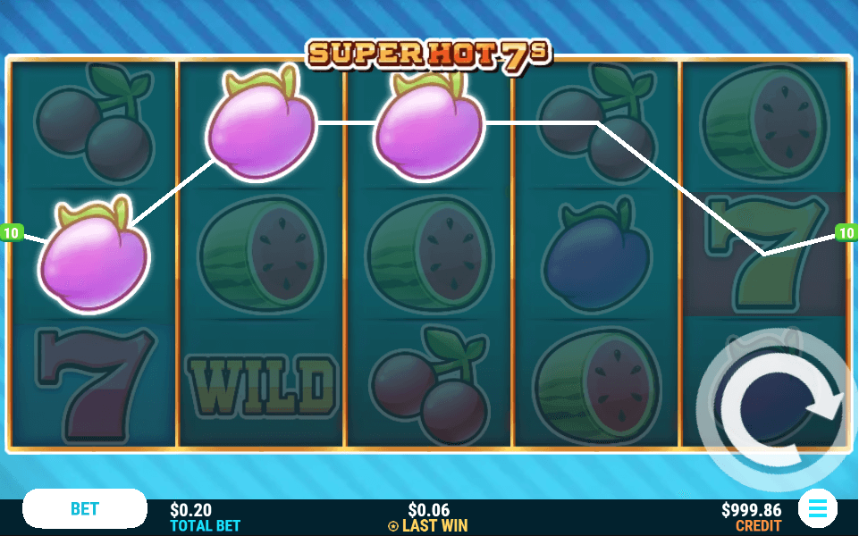 Intouch Super Hot 7s Review (94.01% RTP)