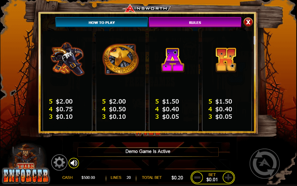 The Enforcer Slot Review, Bonuses & Free Play (93.84% RTP)