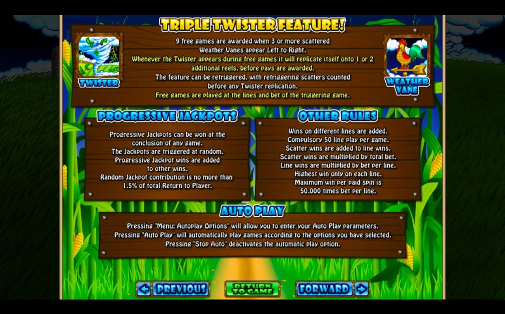 Triple Twister Slot Review, Bonuses & Free Play (95% RTP)